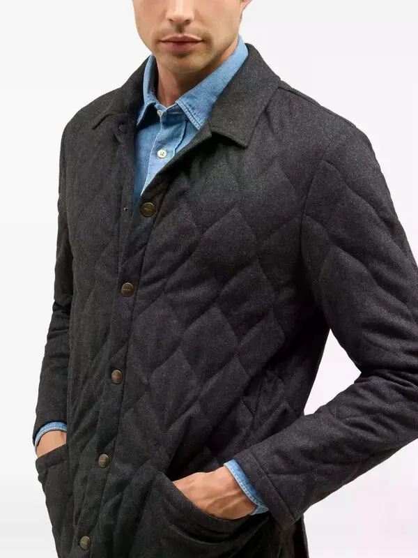 Boglioli Quilted Diamond-pattern Jacket