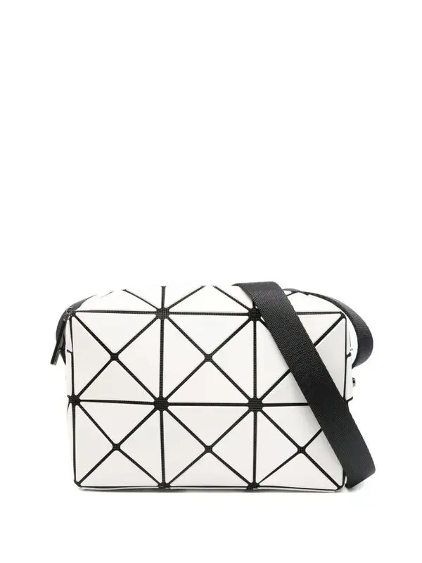 Issey Miyake Geometric-pattern Shoulder Bag - White