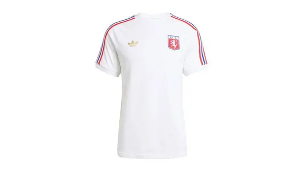 Adidas Olympique Lyonnais Anniversary T-shirt - White