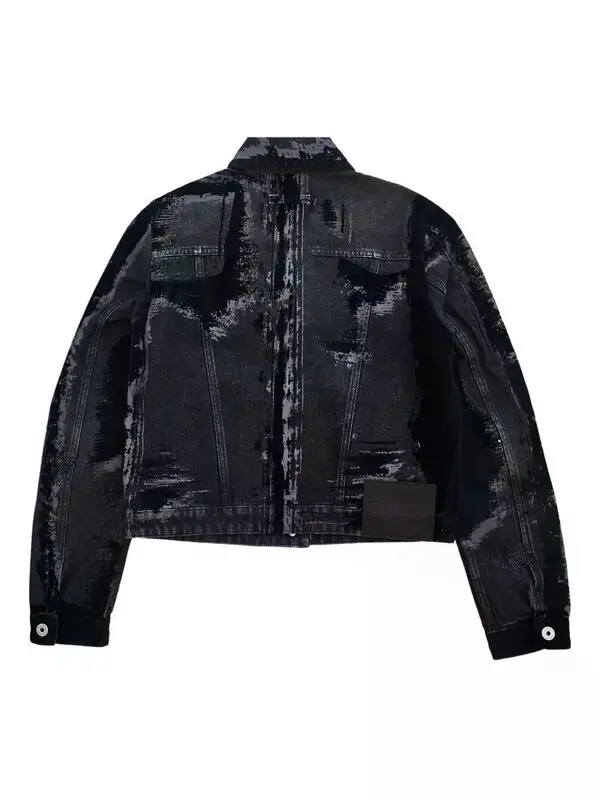 JEAN PAUL GAULTIER Graphic-print Denim Jacket