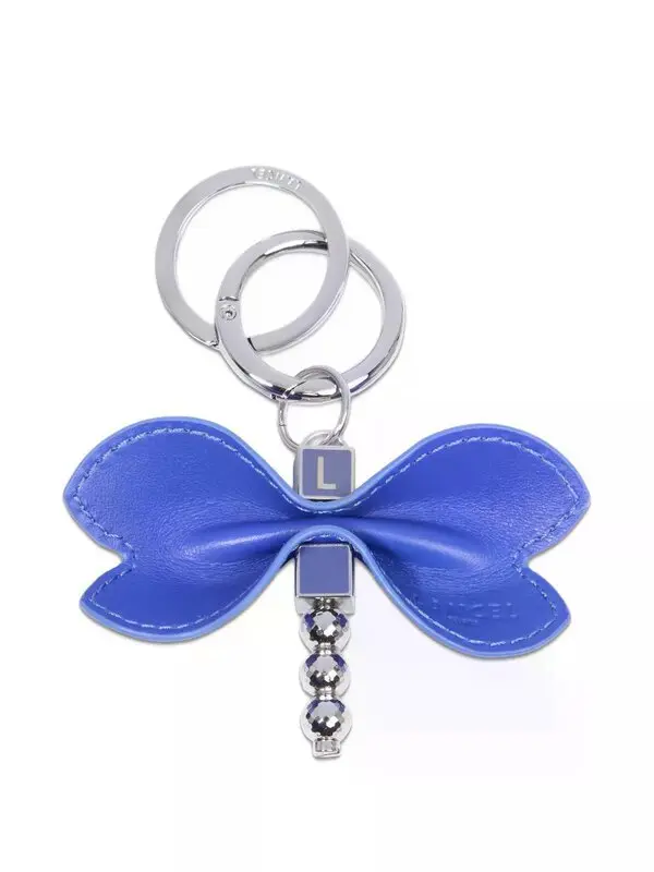 LANCEL Dragonfly Keyring - Silver