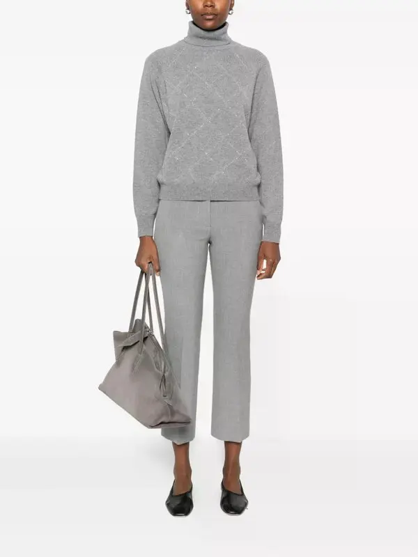 Peserico Turtleneck Sweater - Grey