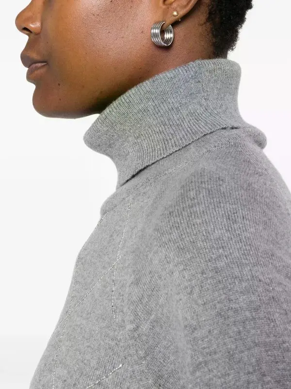 Peserico Turtleneck Sweater - Grey