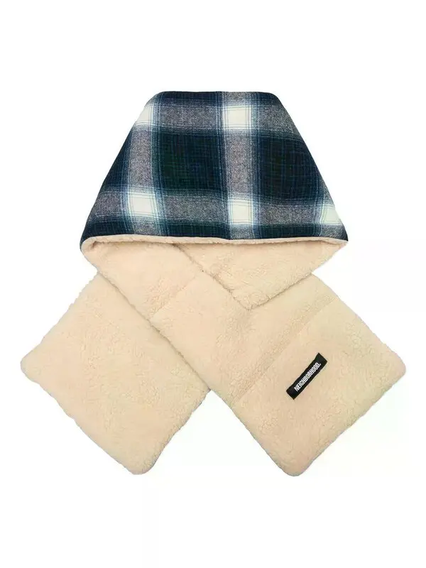 NEIGHBORHOOD X Pendleton .wo Check Boa Muffler - Blue