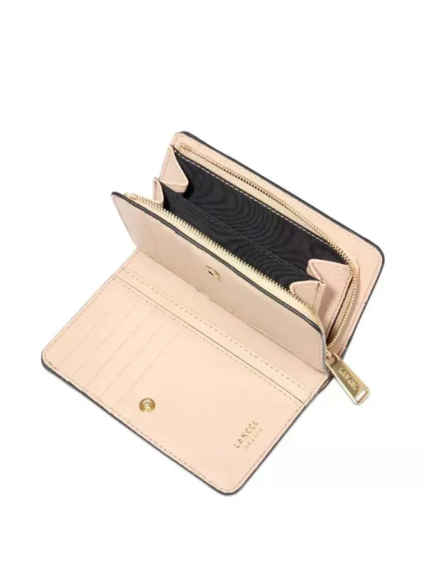LANCEL Zipped Rectangular Wallet - Neutrals