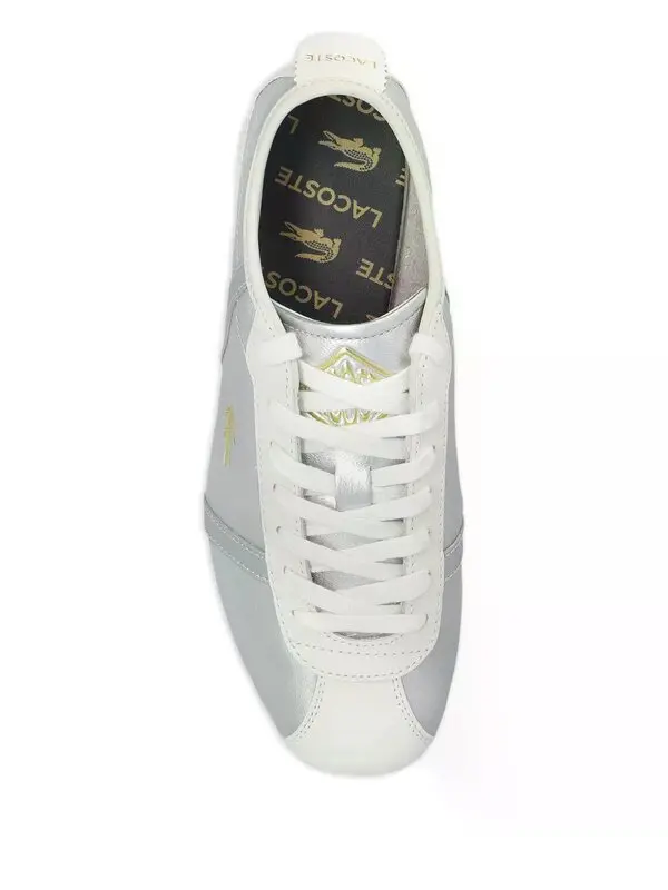 Lacoste Leather Lace-up Sneakers - Grey