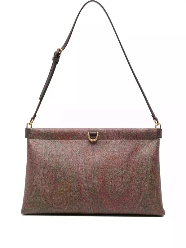 Etro Paisley-patterned Shoulder Bag - Brown