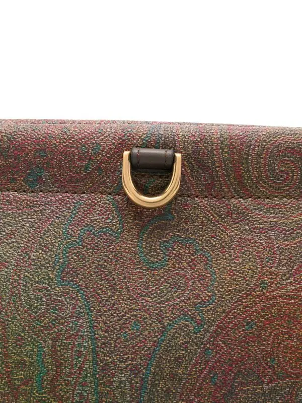 Etro Paisley-patterned Shoulder Bag - Brown