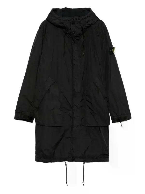 Stone Island Hooded Drawstring Coat