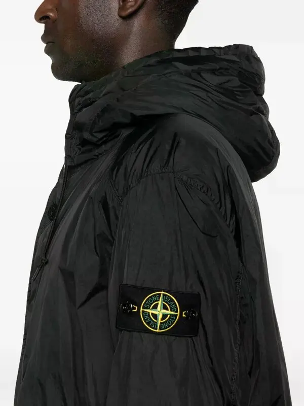 Stone Island Hooded Drawstring Coat