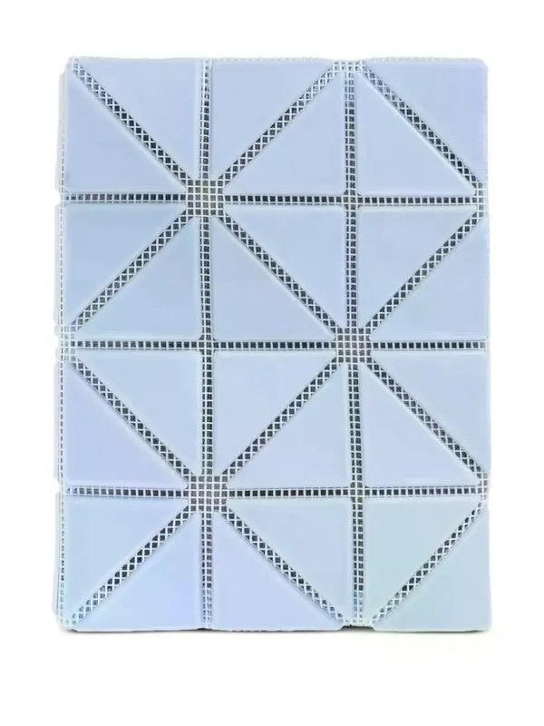 Issey Miyake Geometric-pattern Wallet - Blue