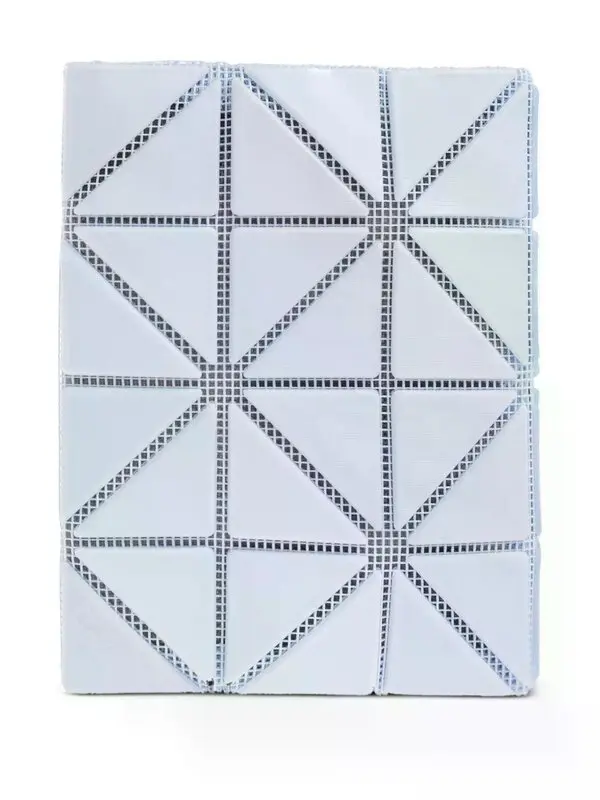 Issey Miyake Geometric-pattern Wallet - Blue
