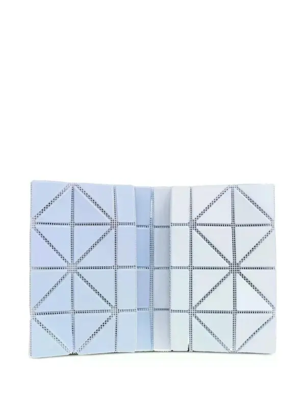 Issey Miyake Geometric-pattern Wallet - Blue