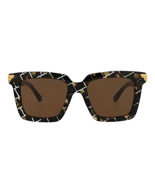 Bottega Veneta Square-frame Acetate Sunglasses - Havana Havana Brown (bv1005sa/30008864/002)