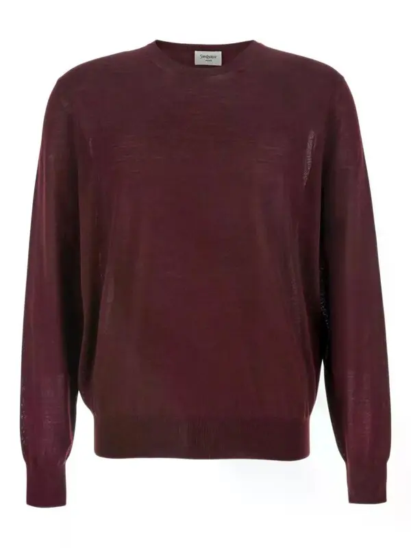 Saint Laurent Crew-neck Cashmere Sweater