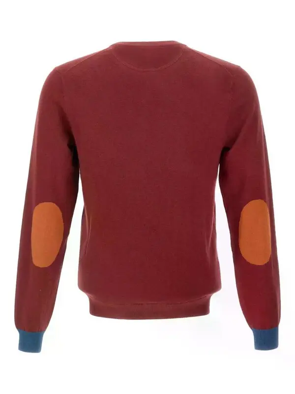 SUN 68 Ribbed Cuff Sweater - Red