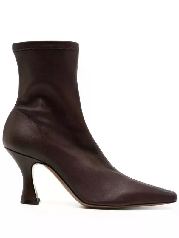 NEOUS Leather Ankle Boots - Brown