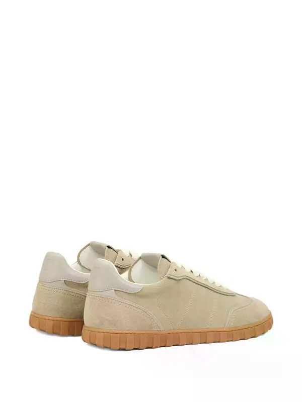 AMI Paris Suede Leather Sneakers - Neutrals