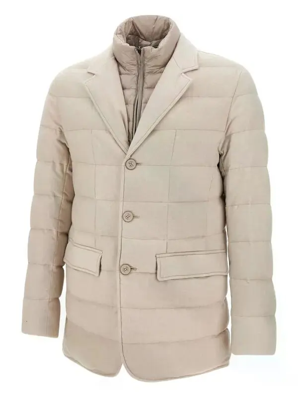 Herno Quilted Buttoned Jacket