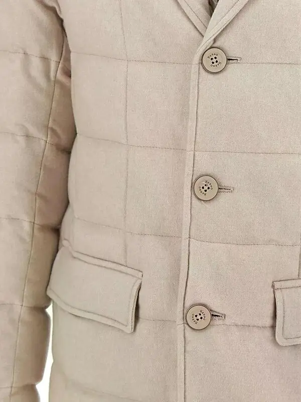 Herno Quilted Buttoned Jacket