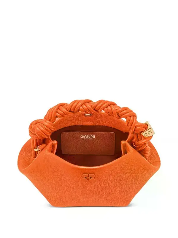 GANNI Bou Twisted Handle Tote Bag