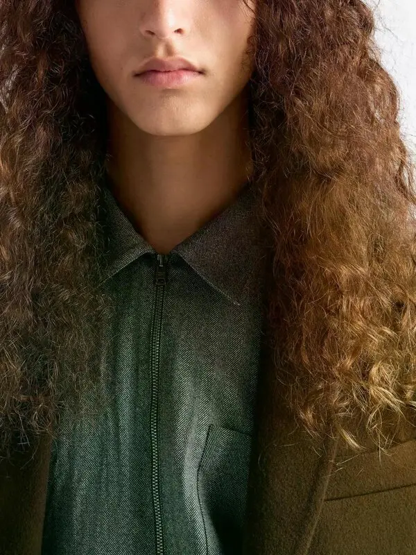 Prada Zip-up Shirt