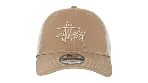 StÜssy X New Era 9twenty Tonal Basic Trucker Cap - Khaki