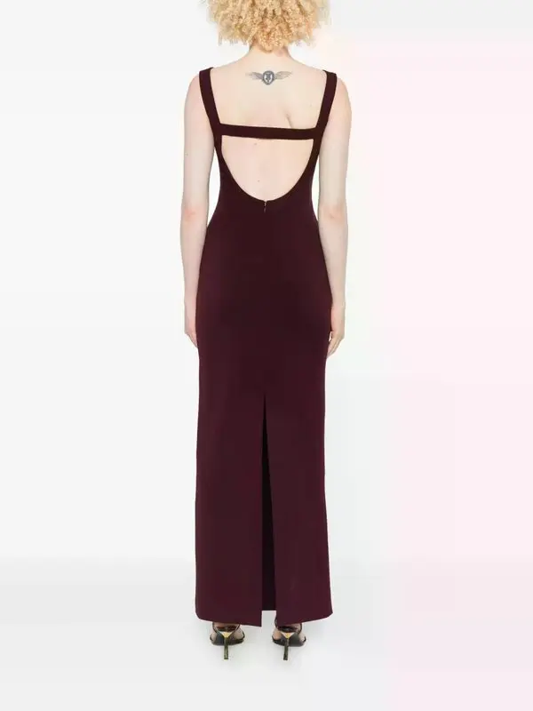 Solace London Sleeveless Maxi Dress - Red