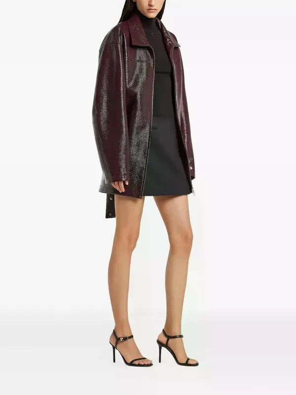 COURREGES Vinyl Belted Jacket