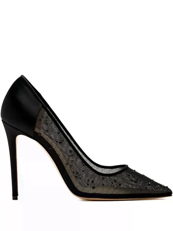 ANDREA WAZEN 105mm Lore Glitz Embellished Pumps