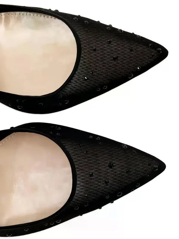 ANDREA WAZEN 105mm Lore Glitz Embellished Pumps