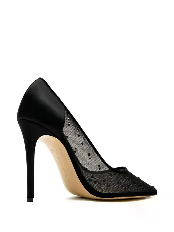 ANDREA WAZEN 105mm Lore Glitz Embellished Pumps