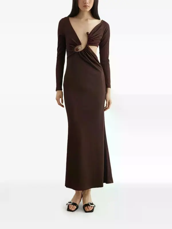 Christopher Esber Crystal-embellished Cut-out Dress