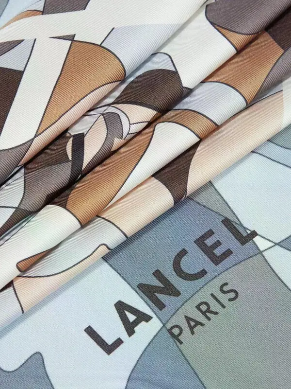 LANCEL Square 70 Puzzle-motif Scarf