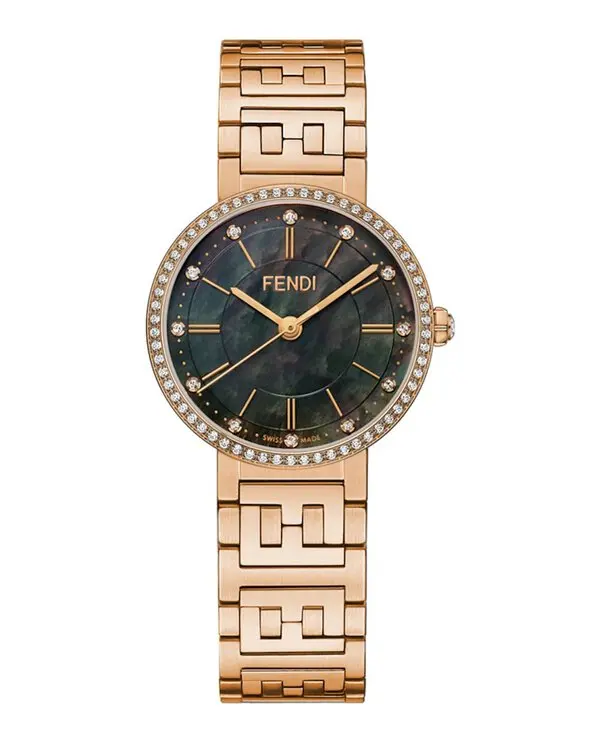 Fendi Forever Diamond F102501601in - Stainless Steel/aluminum