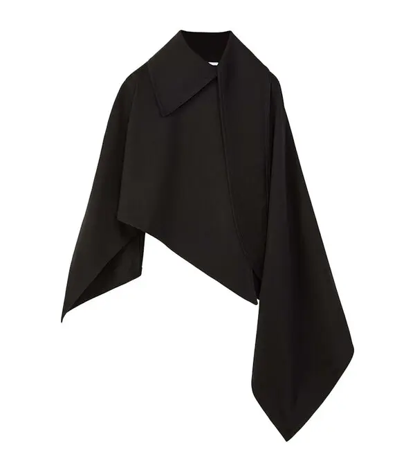 Loewe Asymmetric Cotton Cape