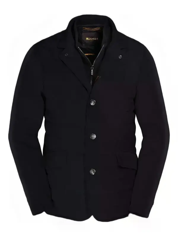 MOORER Buttoned Quilted Blazer