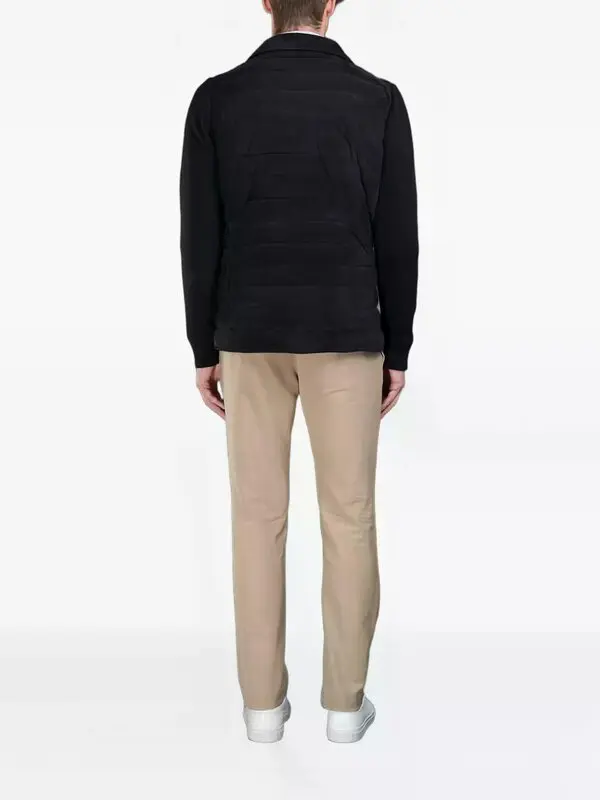 MOORER Buttoned Quilted Blazer