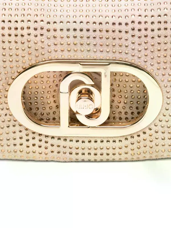 Liu Jo Crystal-embellished Cross Body Bag - Neutrals