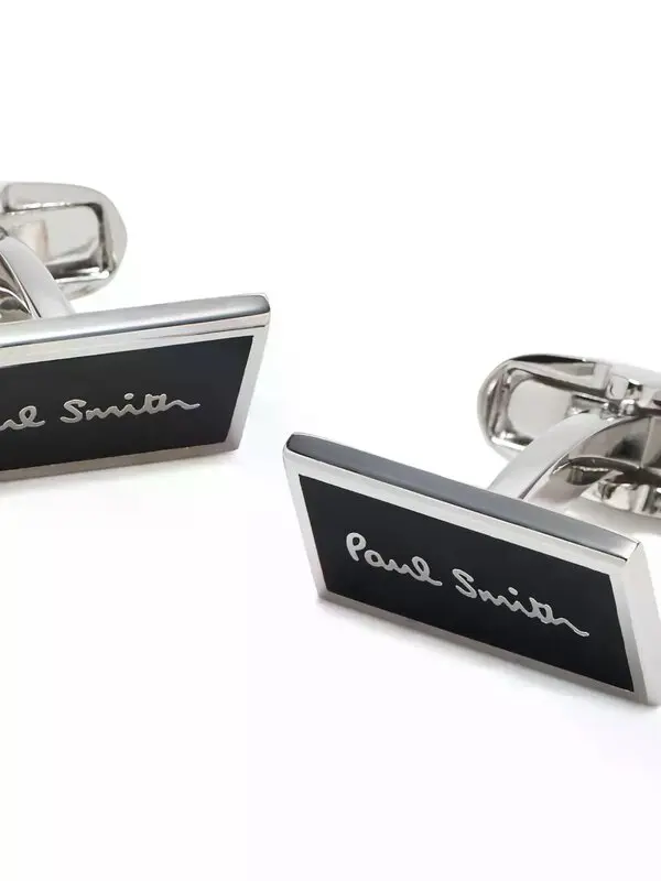 Paul Smith Rectangle-frame Logo Cufflinks