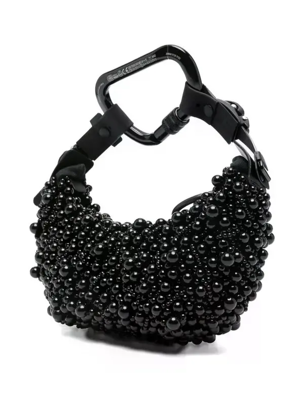 INNERRAUM Beaded Clutch With Carabiner Clasp