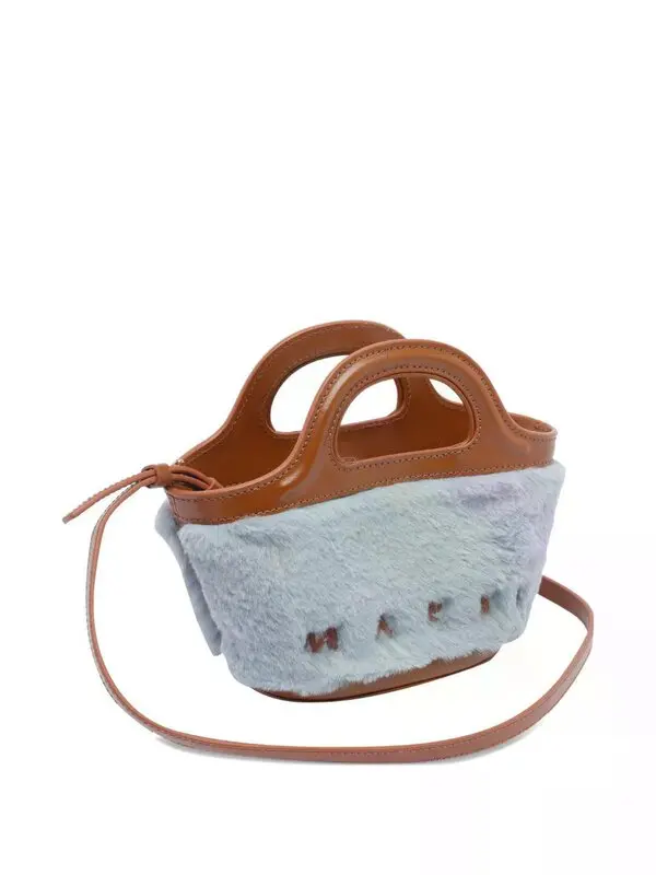 Marni Tropicalia Fur Clutch Bag - Blue