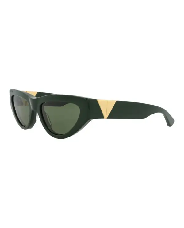 Bottega Veneta Cat Eye Sunglasses - Green Green Green (bv1176s/30013665/007)