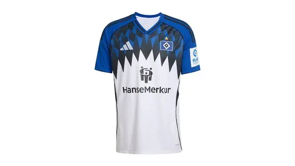 Adidas Hamburger Sv 25/26 Home Jersey - White Royal Blue