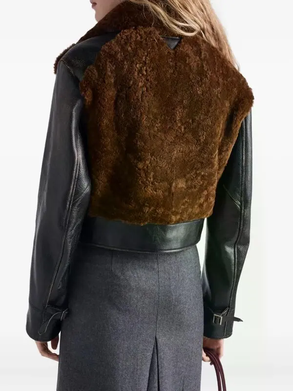 Prada Shearling-insert Jacket - Black