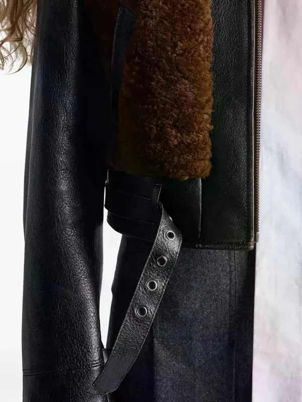 Prada Shearling-insert Jacket - Black