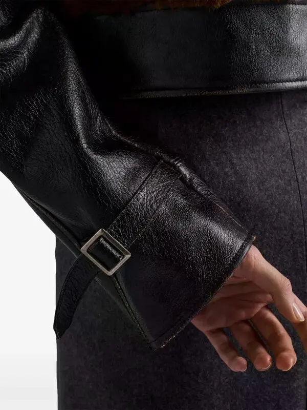 Prada Shearling-insert Jacket - Black