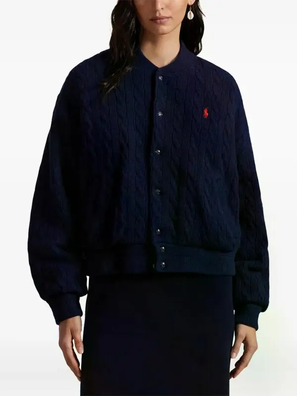 Polo Ralph Lauren Cable-knit Bomber Jacket