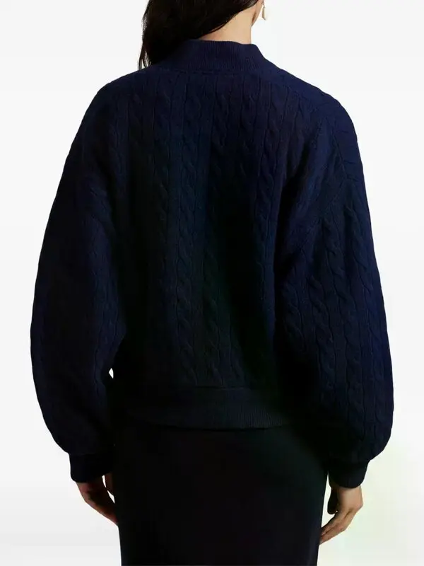 Polo Ralph Lauren Cable-knit Bomber Jacket