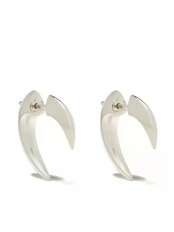 SHAUN LEANE Mini Talon Stud Earrings - Silver
